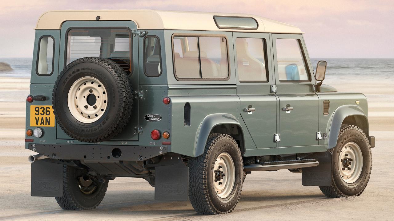 Land Rover Works Bespoke Defender V8 is een nieuwe oude
