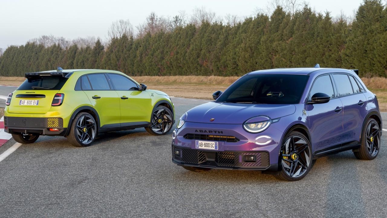 Abarth 600e: 280 pk, sperdifferentieel en Alcon-remmen