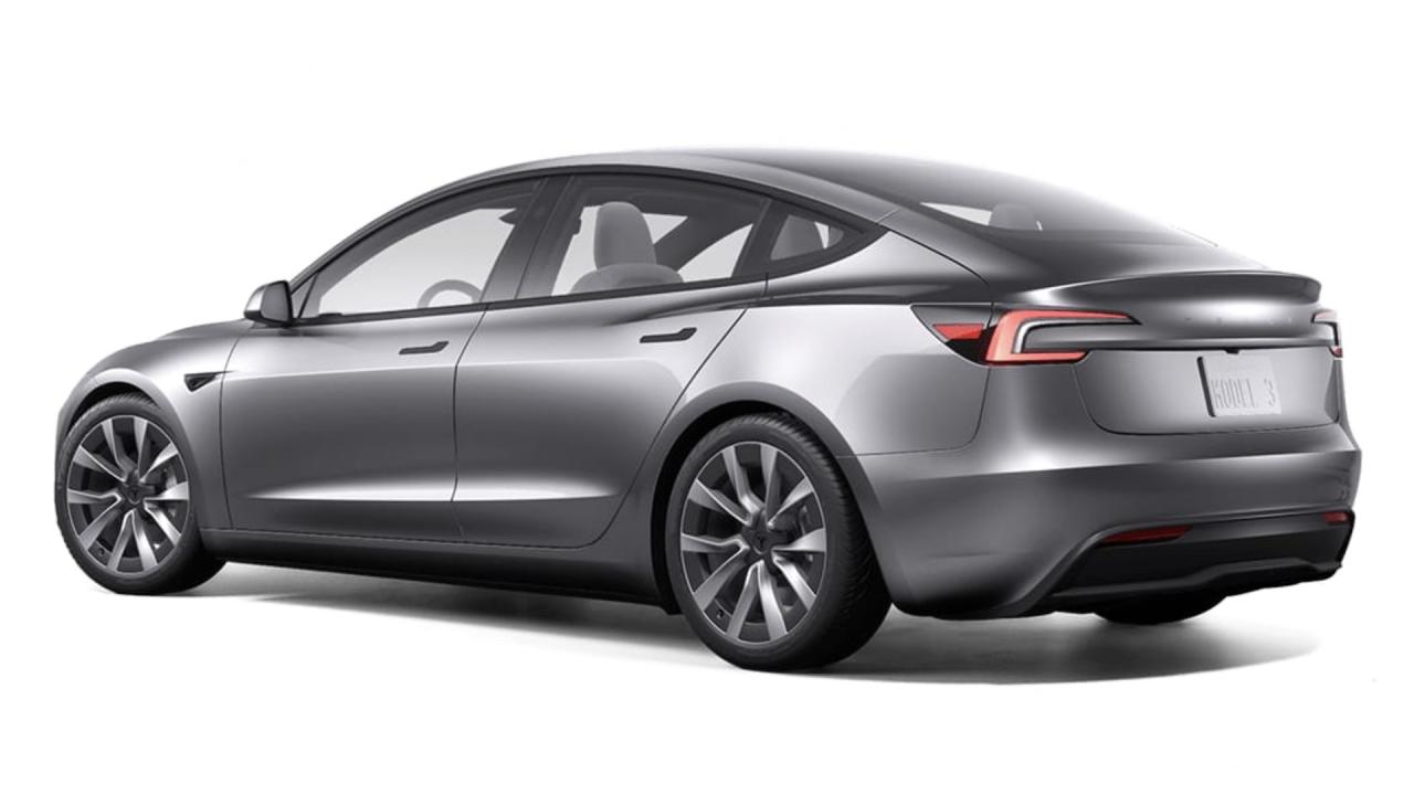 Nieuw uitvoering Tesla Model 3, goedkoopste model nu goedkoper