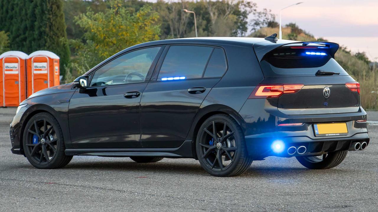 De politie rijdt ook de krachtigste VW Golf ooit