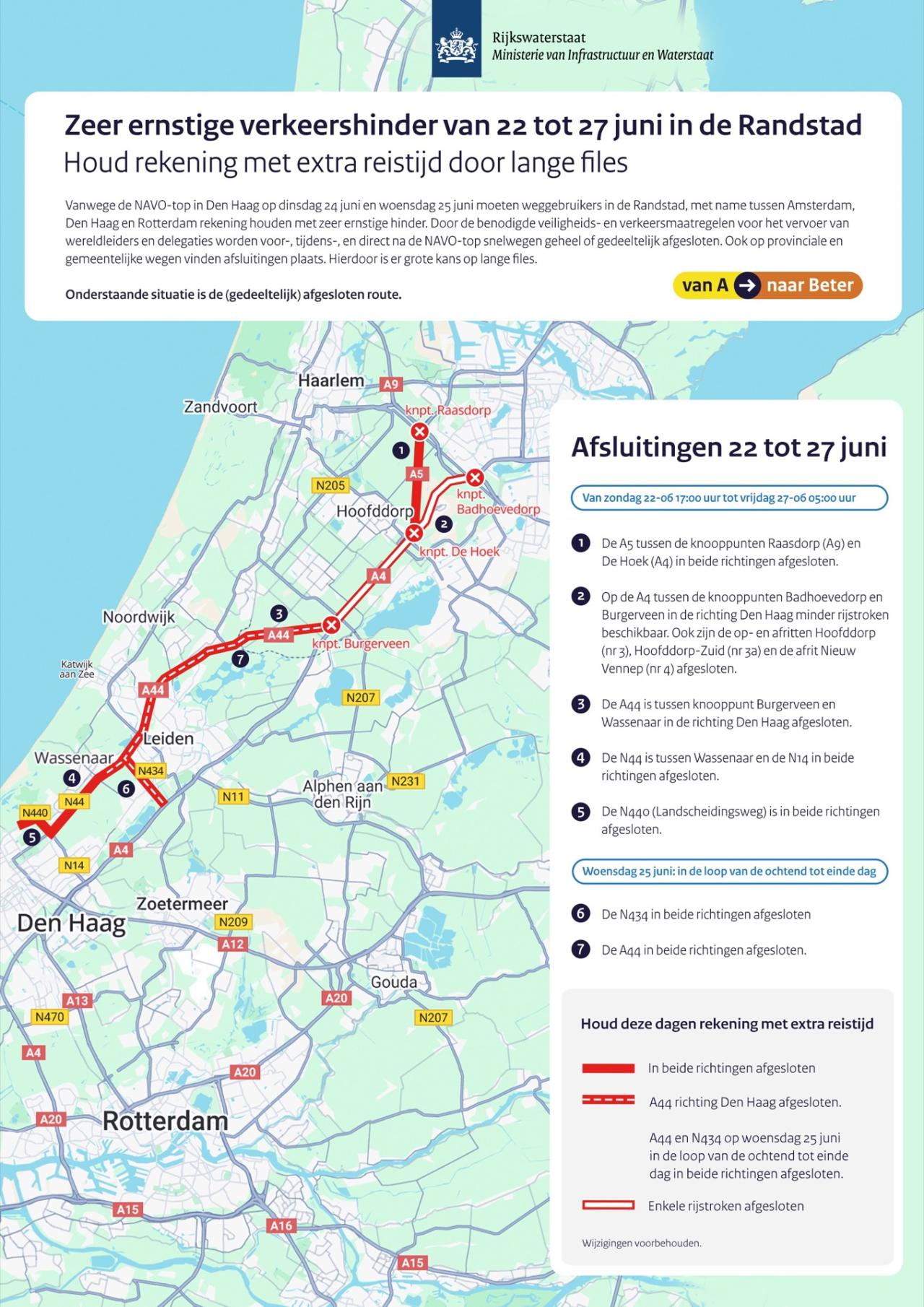 Deze wegen zijn dicht tijdens de NAVO-top 2025 - TopGear