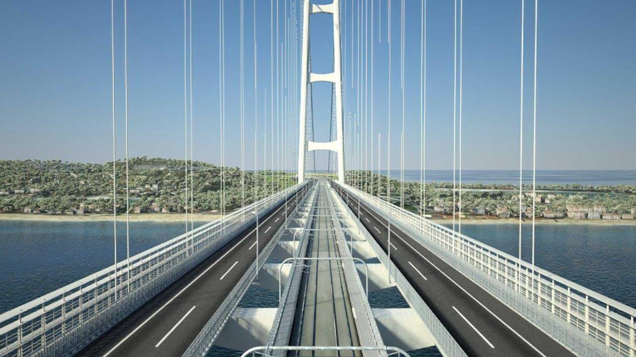 Langste hangbrug ter wereld komt in Italië (Sicilië)