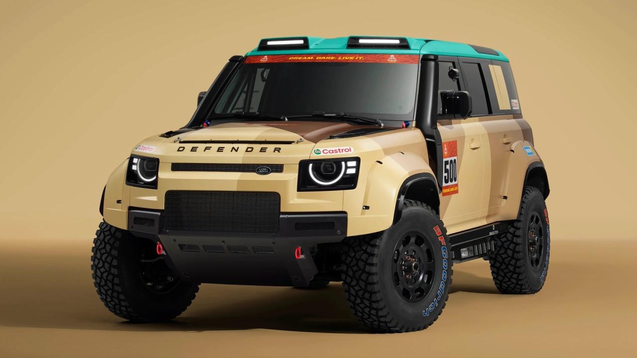 Land Rover Defender D7X-R komt 2.000 kilometer ver op een tank - TopGear