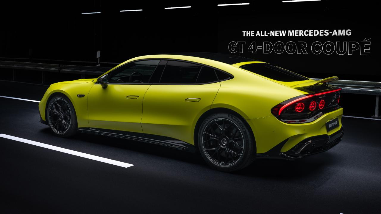 Elektrische Mercedes-AMG GT 4-Door Coupé heeft echt nepgeluid