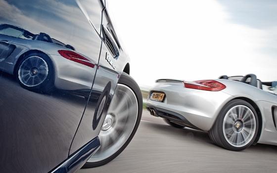 Porsche Boxster S vs Mercedes SLK55 AMG - TopGear