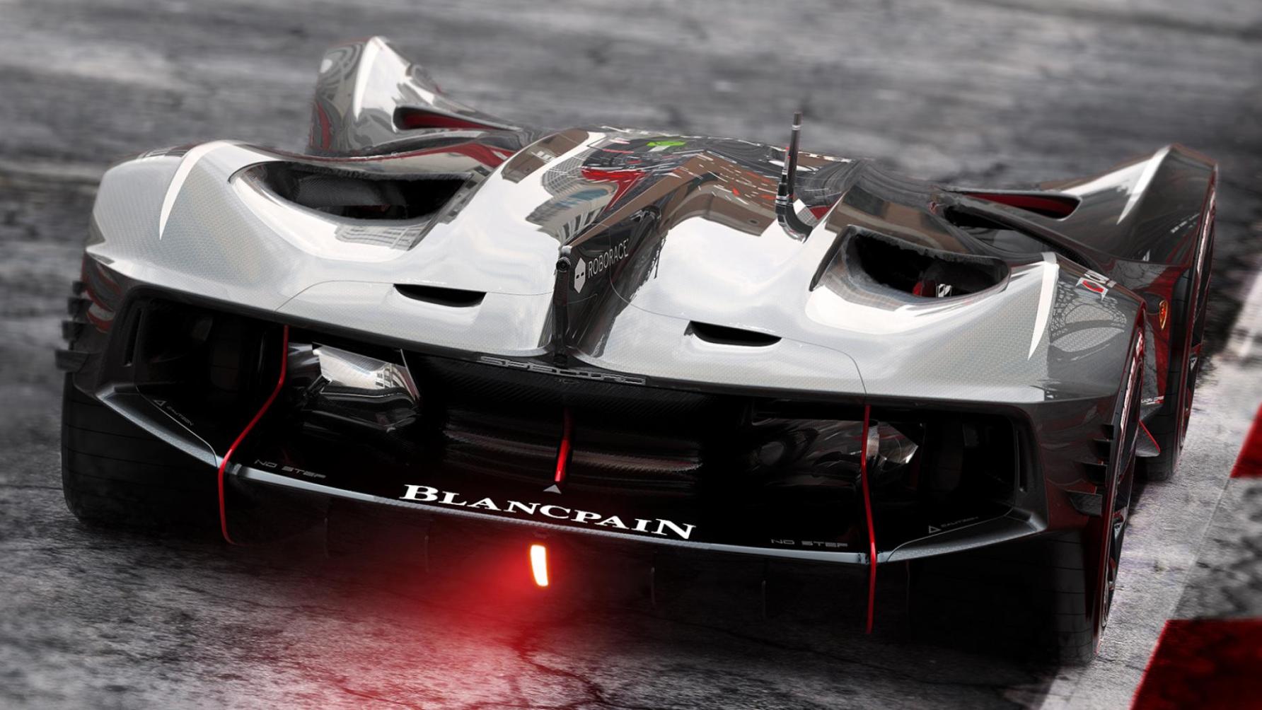 Lamborghini-Roboracer - de autonome raceauto van Lamborghini