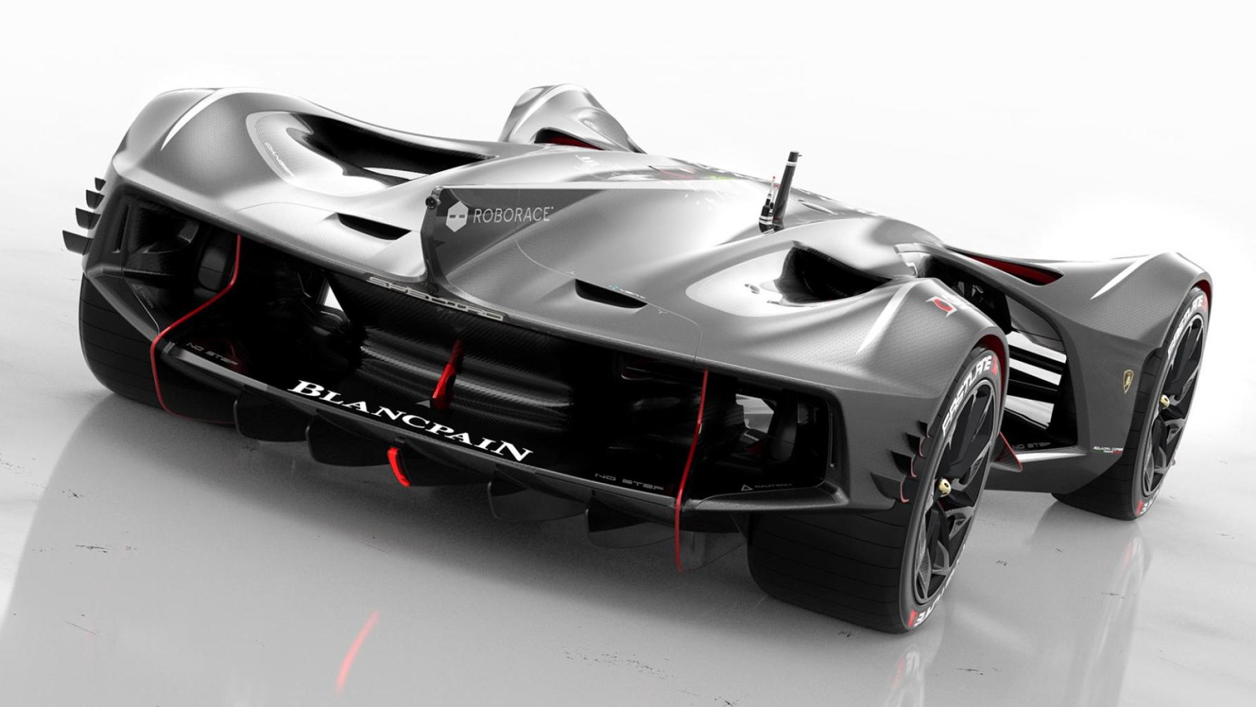 Lamborghini-Roboracer - de autonome raceauto van Lamborghini