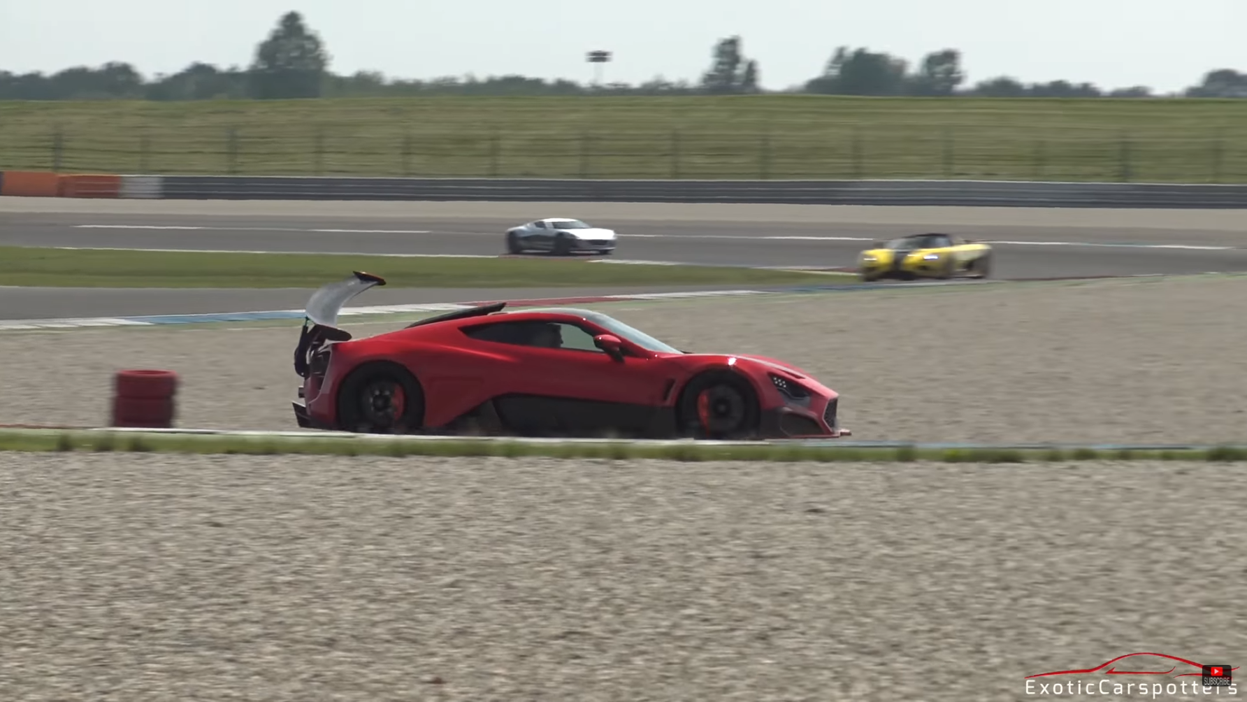 Zenvo TSR-S: actieve spoiler in actie op TT Circuit Assen