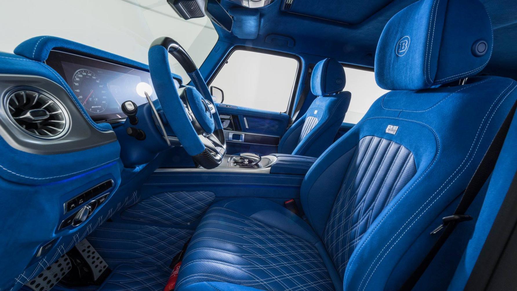 Brabus stikt blauwste interieur ooit voor G 63 - TopGear Nederland