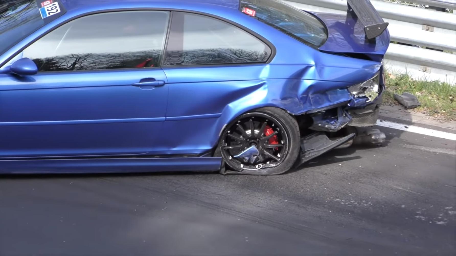 BMW M3 E46 crasht heftig op de Ring - TopGear Nederland