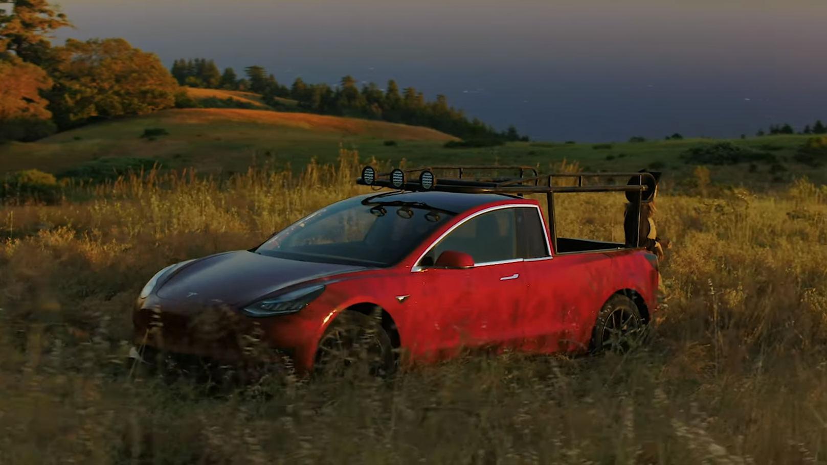 Deze Tesla Model 3 Pick-up bestaat door ongeduld - TopGear