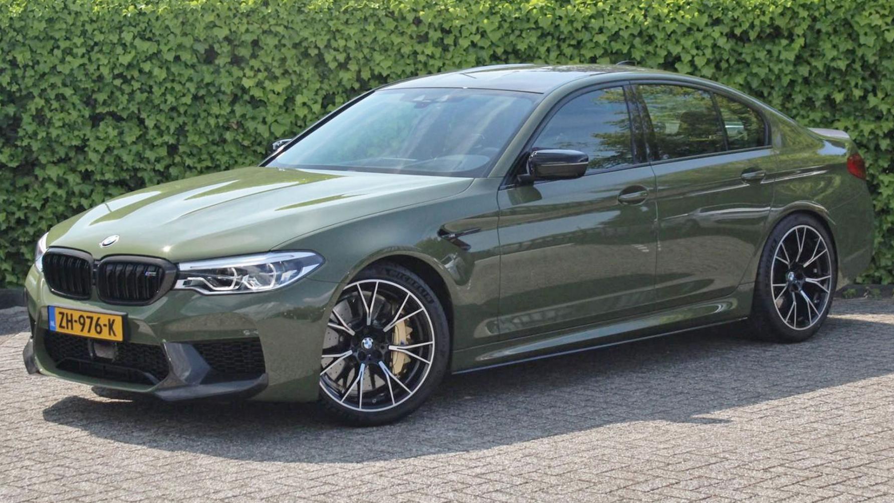 Deze BMW M5 in Urban Green kan van jou zijn - TopGear Nederland