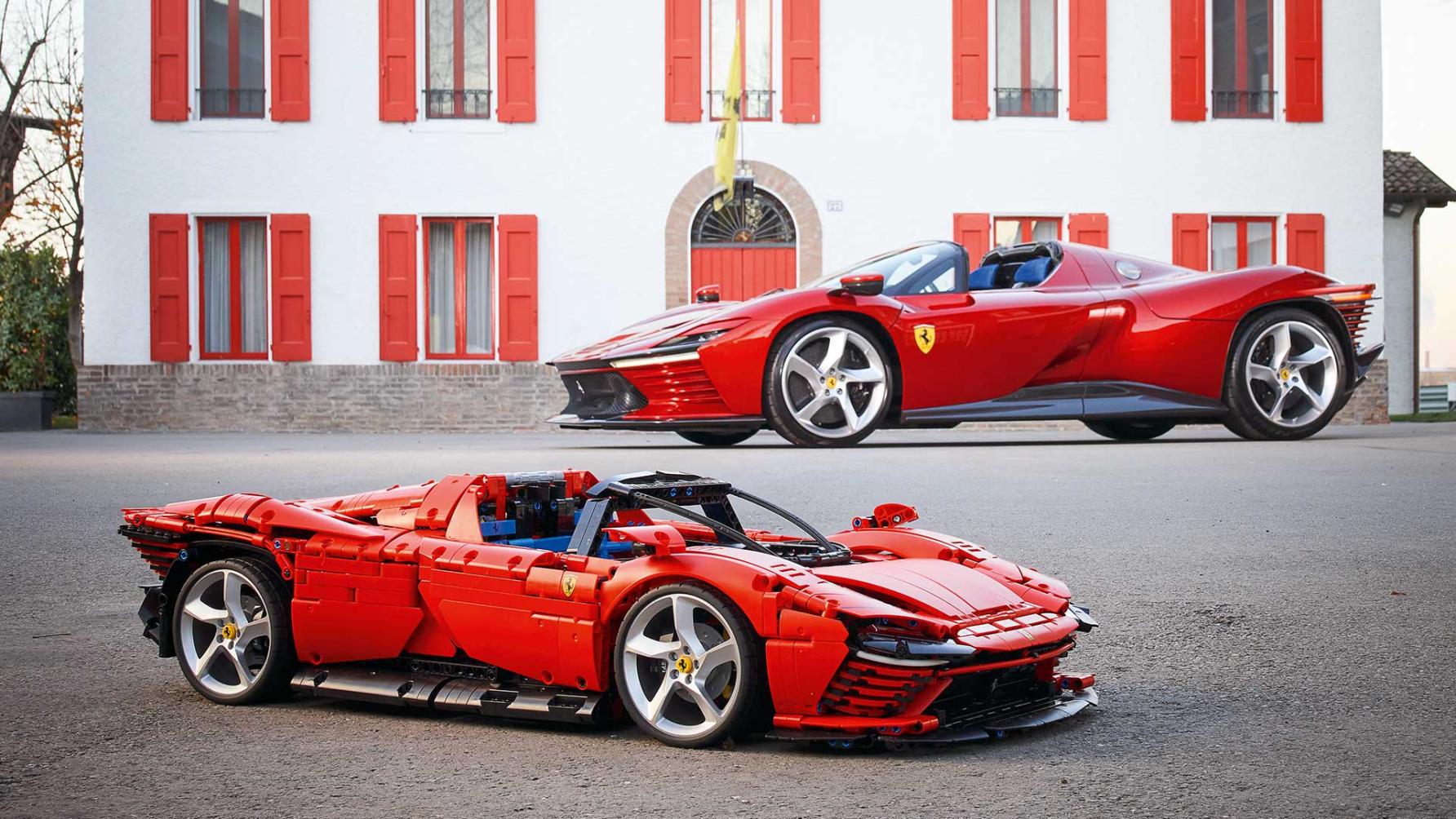 Lego Ferrari Daytona SP3 is het perfecte maatje voor je Lego Lamborghini