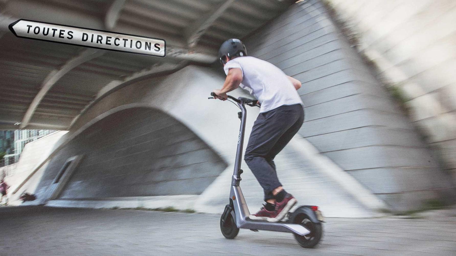 Politie haalt man op elektrische step (en een nogal ambitieus plan) van ...