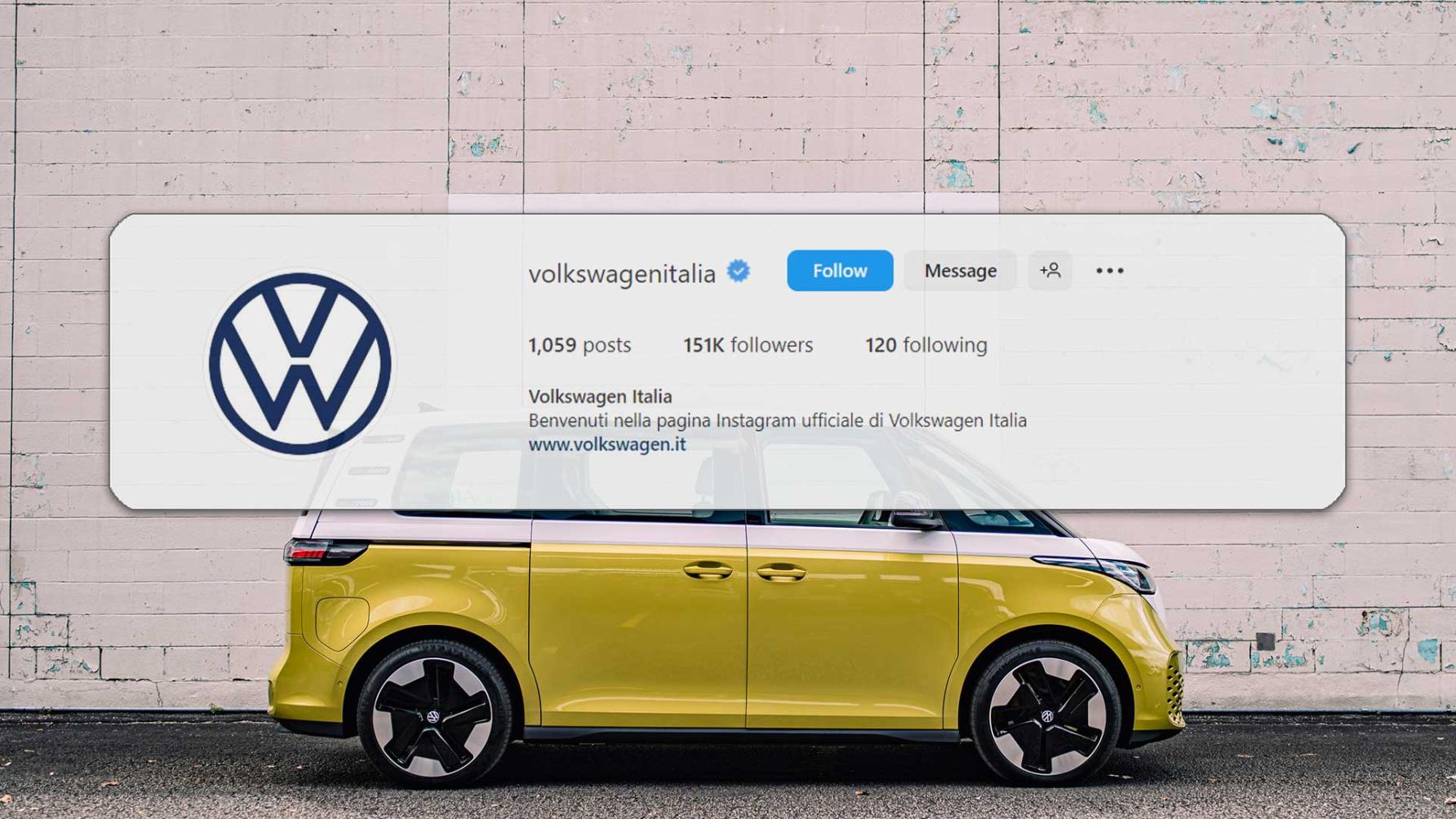 Volkswagen Italië heeft op Instagram een ongelukkige naam