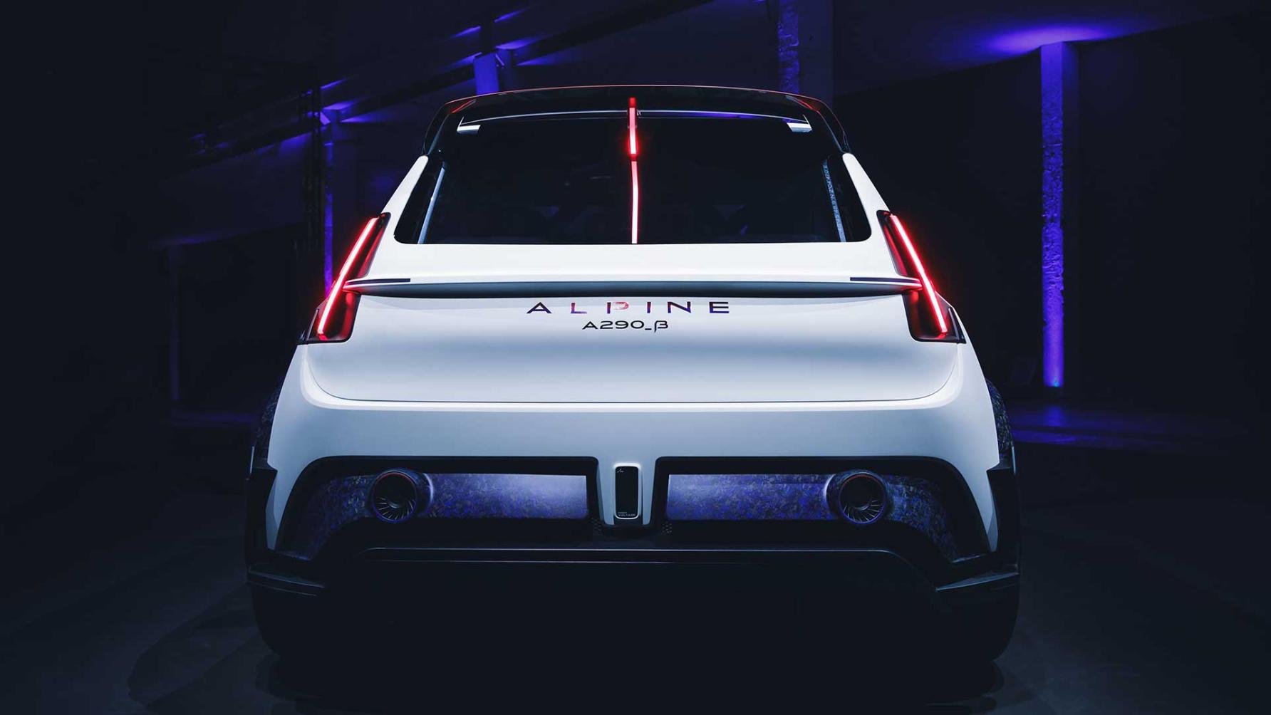 De Alpine A290B is de hete versie van de Renault 5 (met het stuur in ...