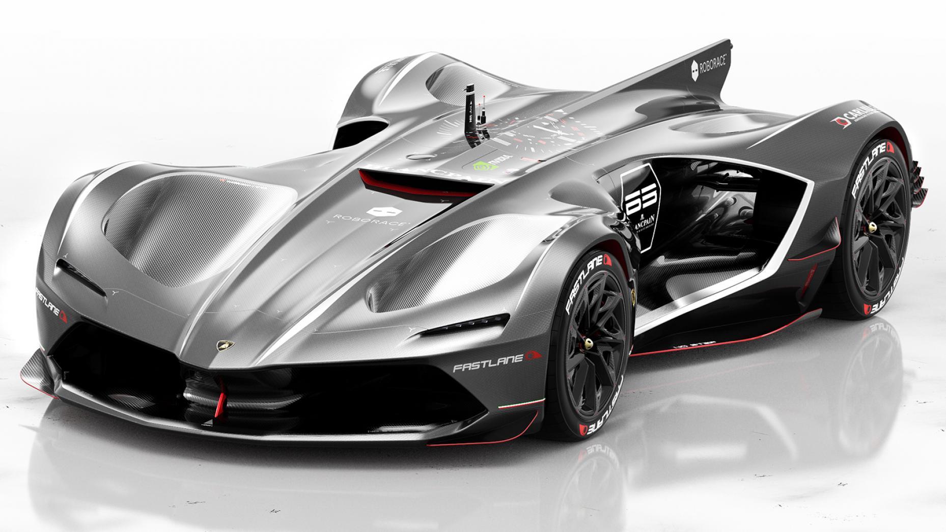 Lamborghini-Roboracer - de autonome raceauto van Lamborghini