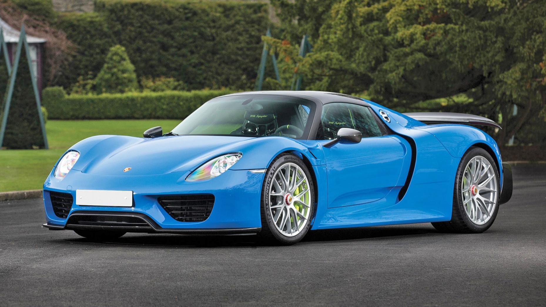 Porsche 918 Spyder in Arrow Blue - dit is de enige - TopGear Nederland