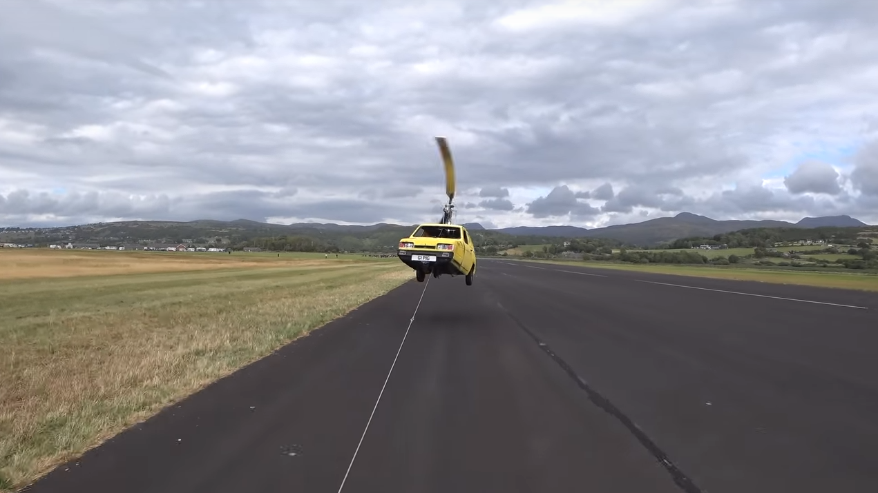 Ook in de lucht is de Reliant Robin niet betrouwbaar - TopGear