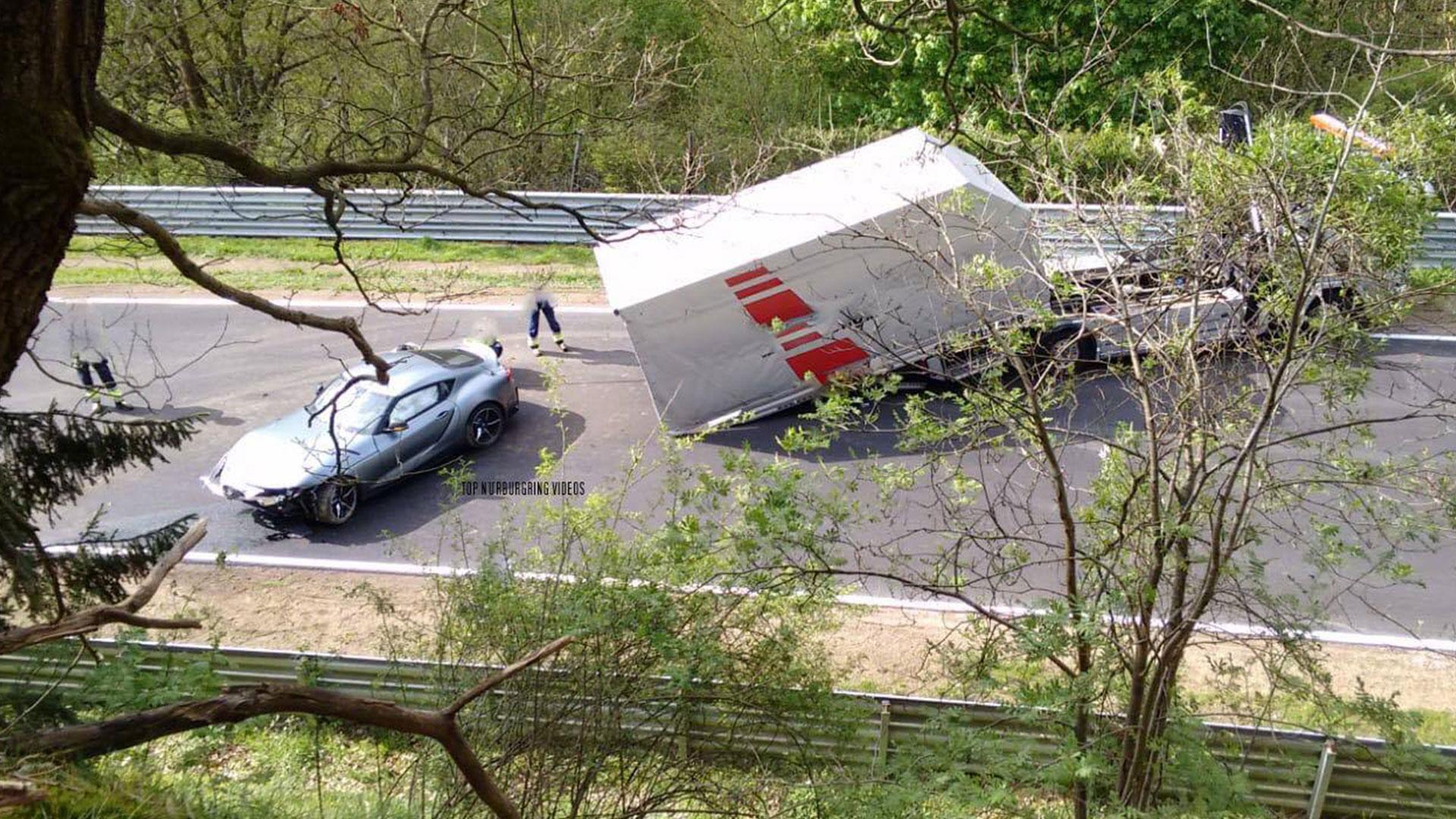 Nieuwe Toyota Supra crasht op de Nürburgring - TopGear Nederland