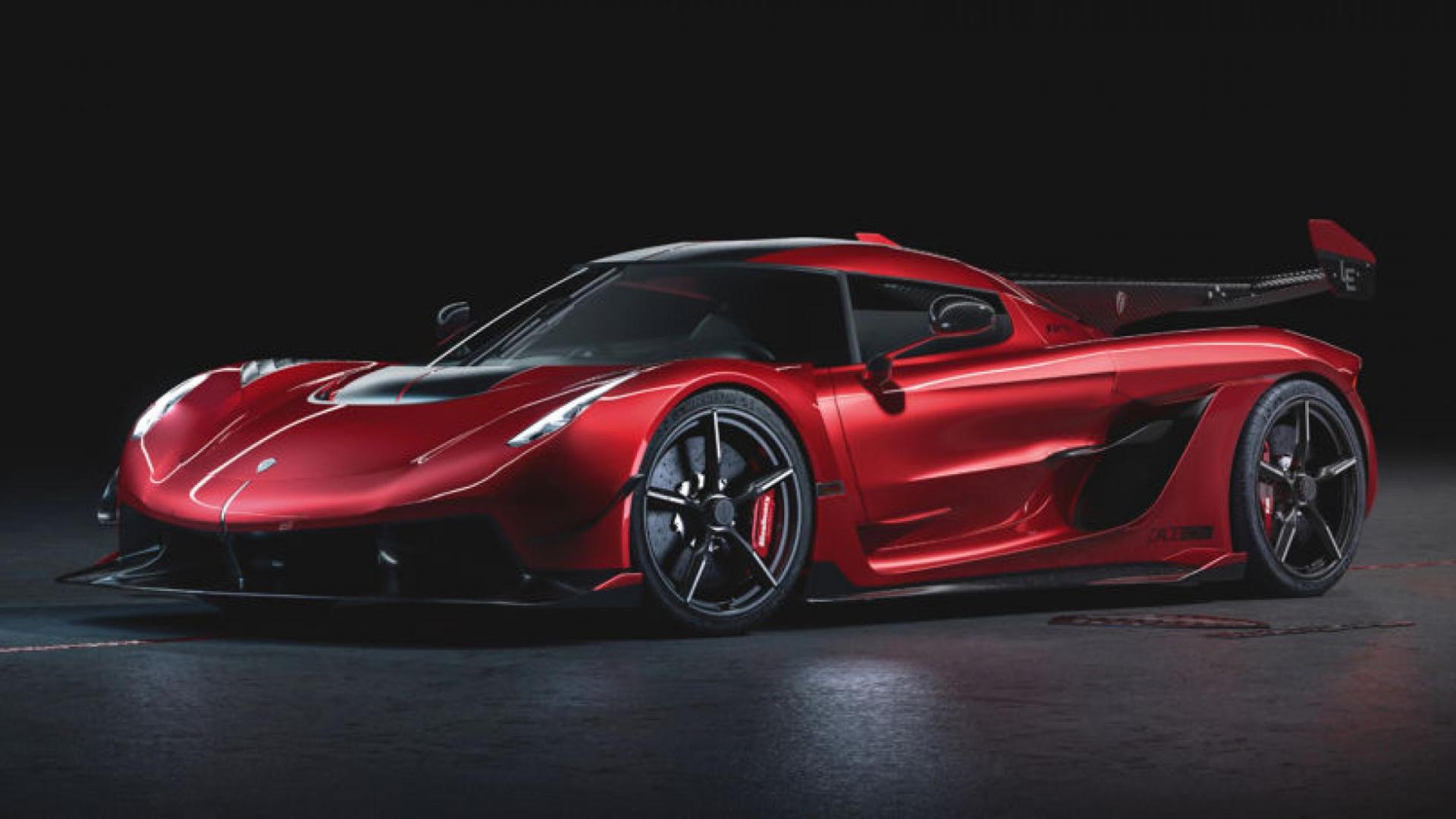 Deze Koenigsegg Jesko in het rood is om op te eten - TopGear