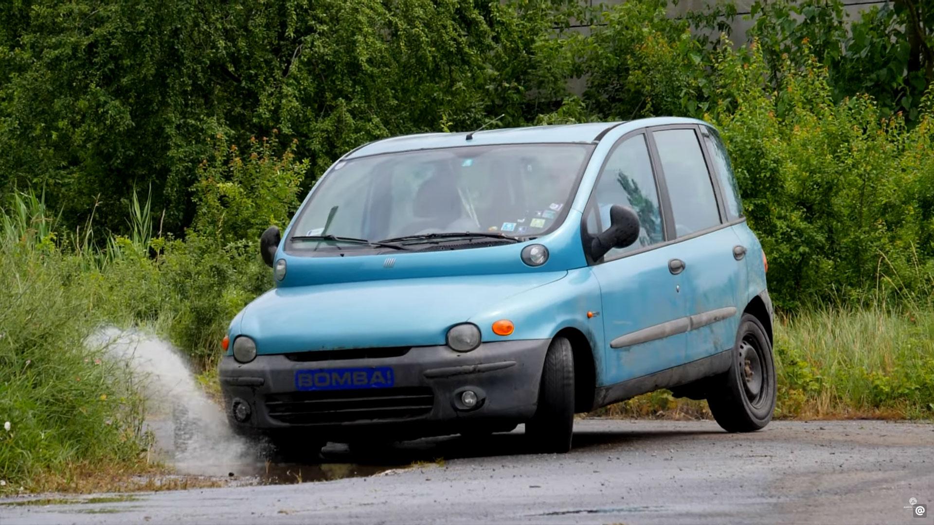 Fiat Multipla drift als een corpulente ballerina - TopGear Nederland