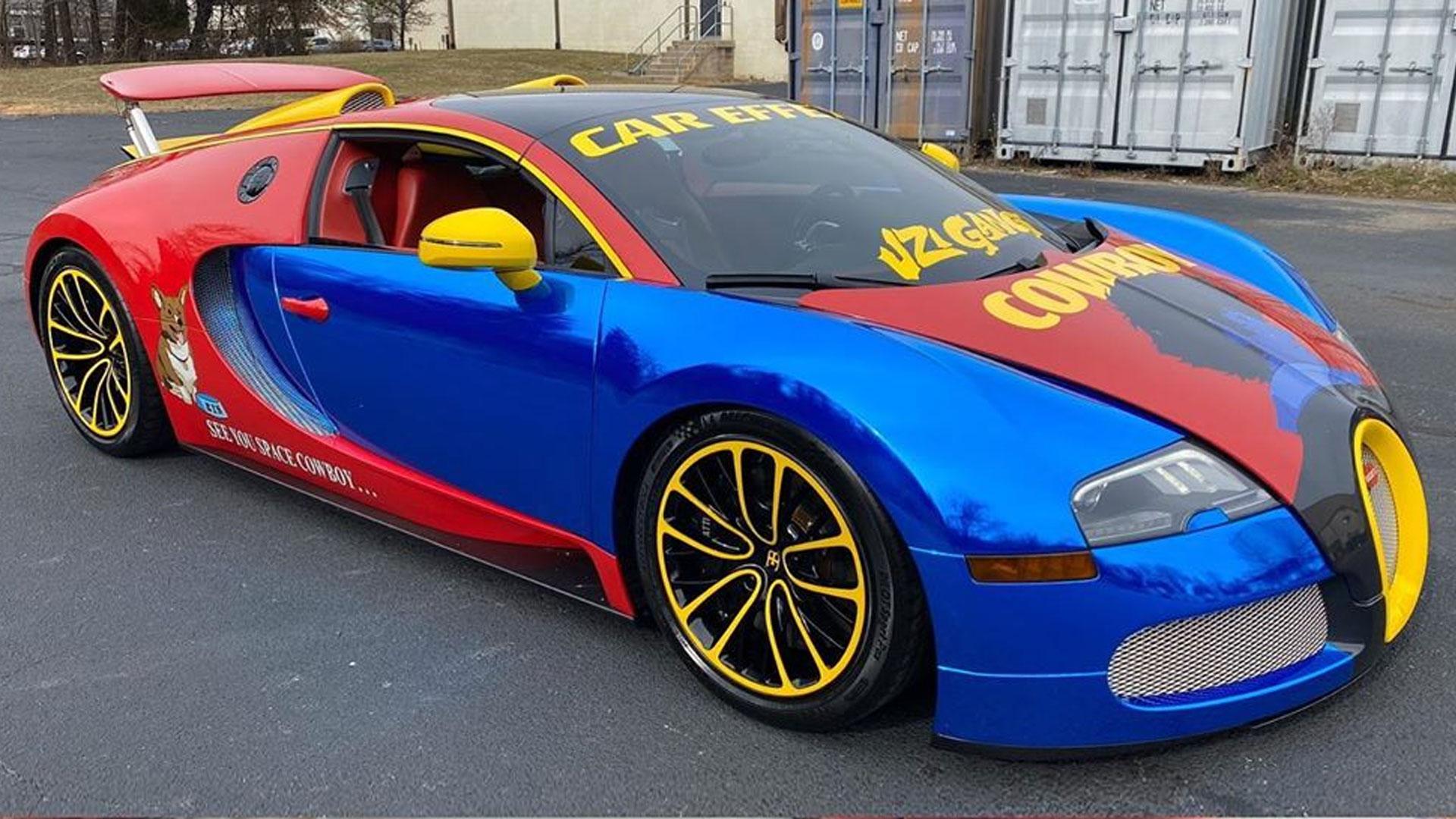 Bugatti Veyron van rapper krijgt wielklem - TopGear
