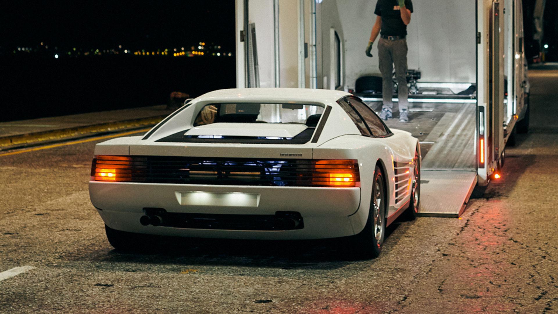 Deze restomod-Testarossa lijkt standaard, maar is geheel gemoderniseerd