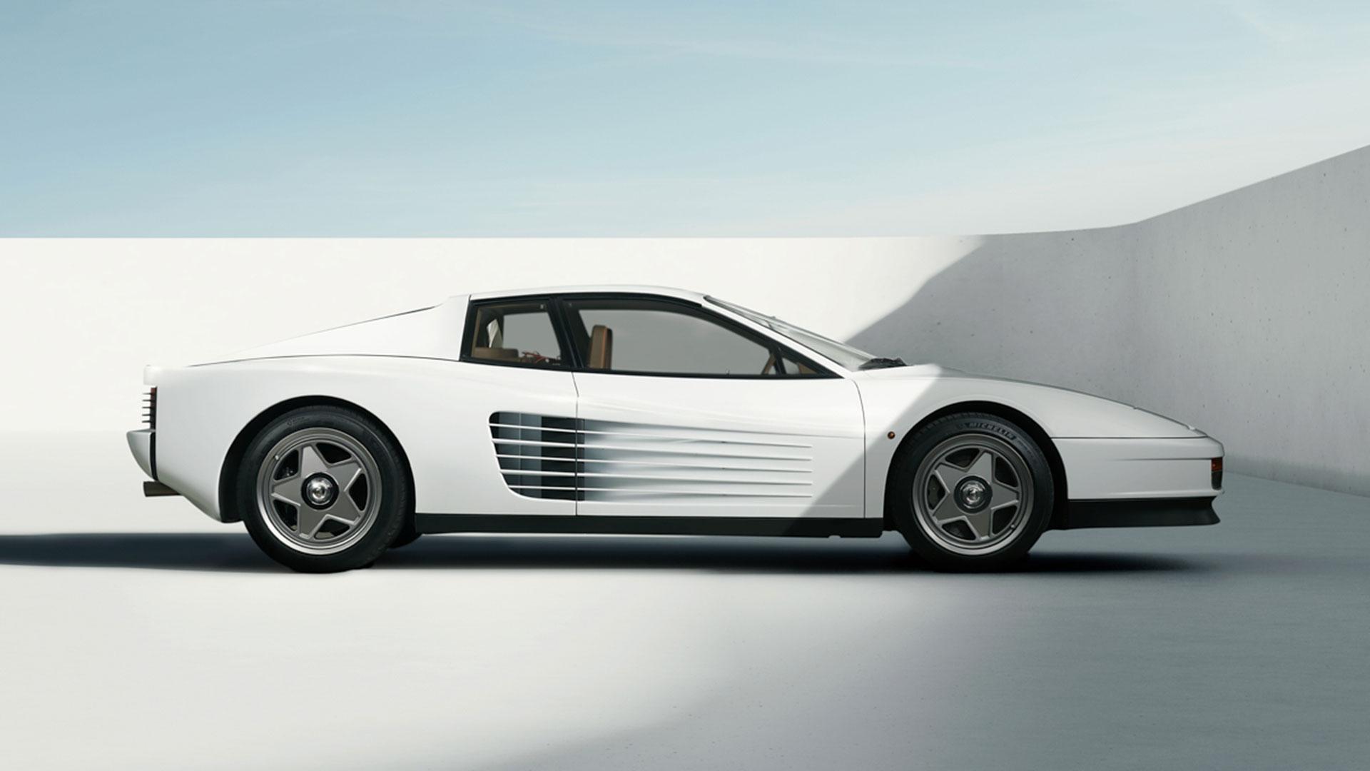 Deze restomod-Testarossa lijkt standaard, maar is geheel gemoderniseerd