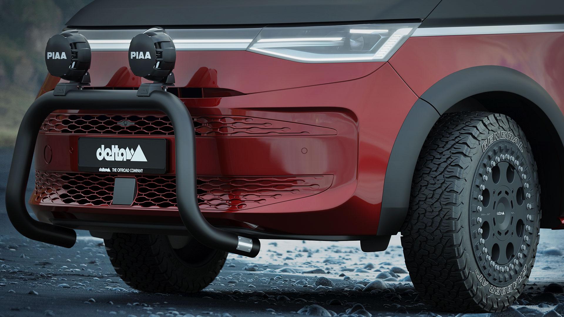Delta4x4 Volkswagen Multivan gaat offroad - TopGear