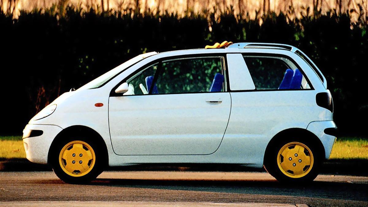 Italdesign Lucciola moest de nieuwe Fiat 500 worden , maar werd de Matiz
