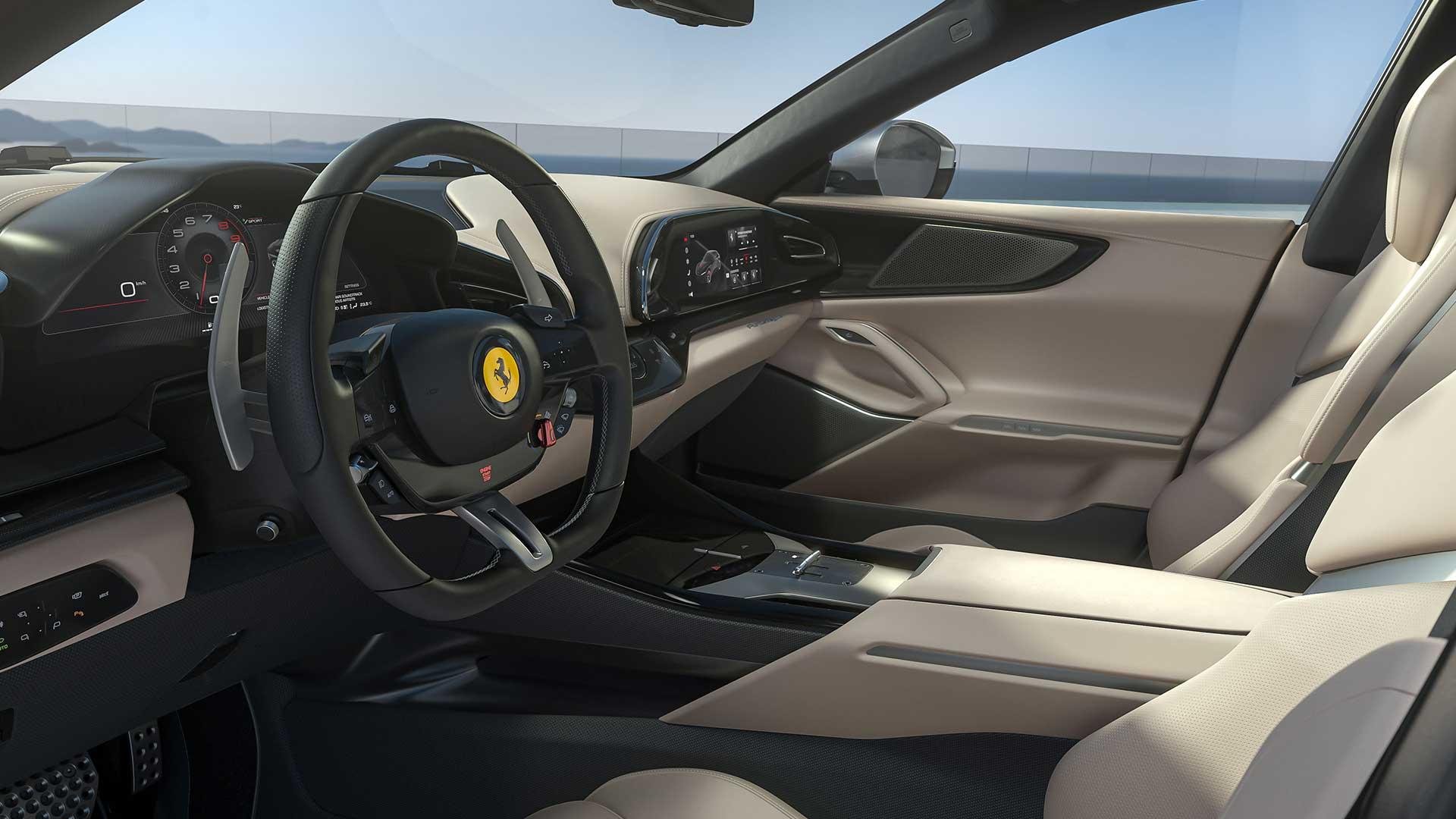 Dit is de Ferrari Purosangue, de eerste SUV van Ferrari ooit (met V12)