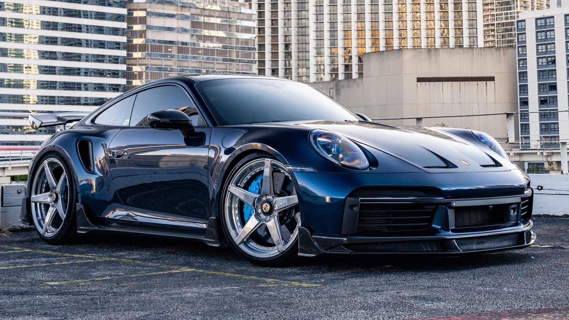 Dit koolstofvezelpakket voor de Porsche 911 Turbo S is kostbaar