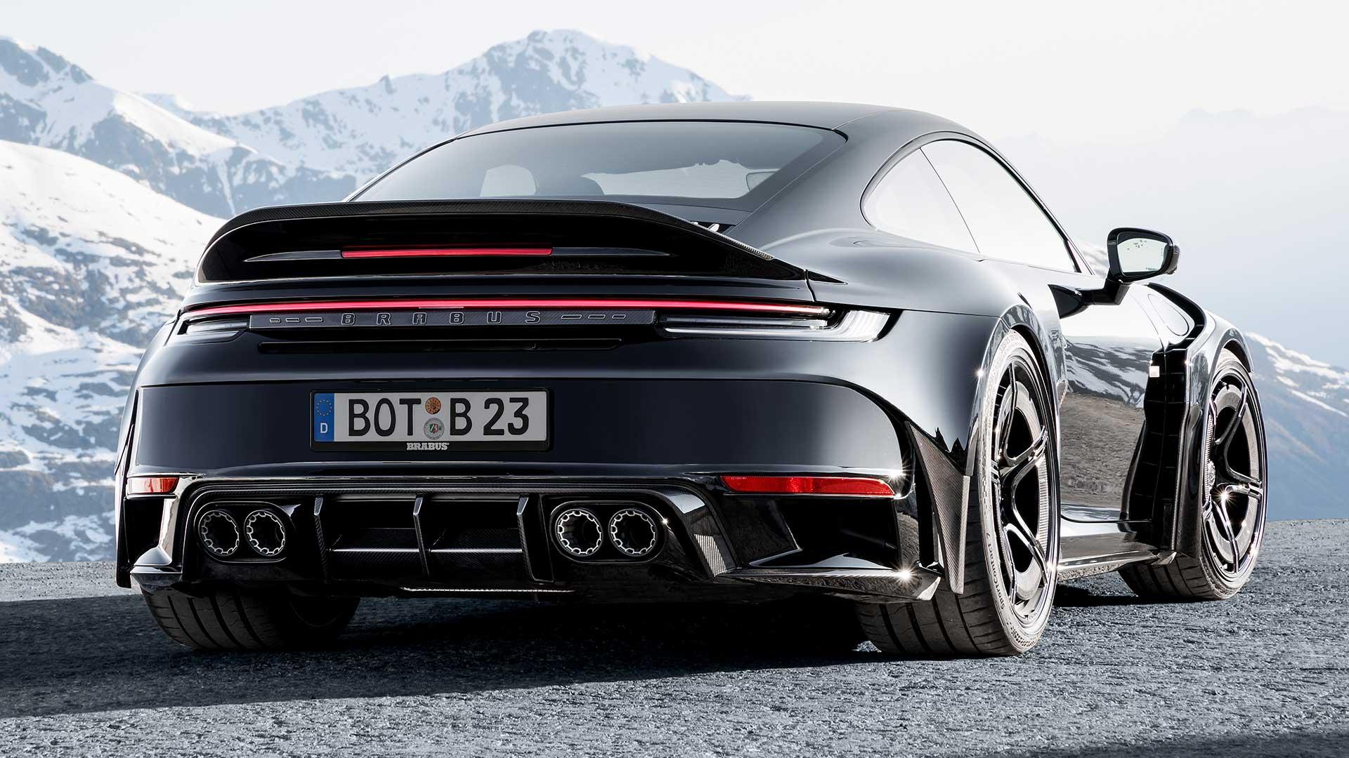 Brabus geeft 900 pk en 1.000 Nm aan Porsche 911 Turbo S