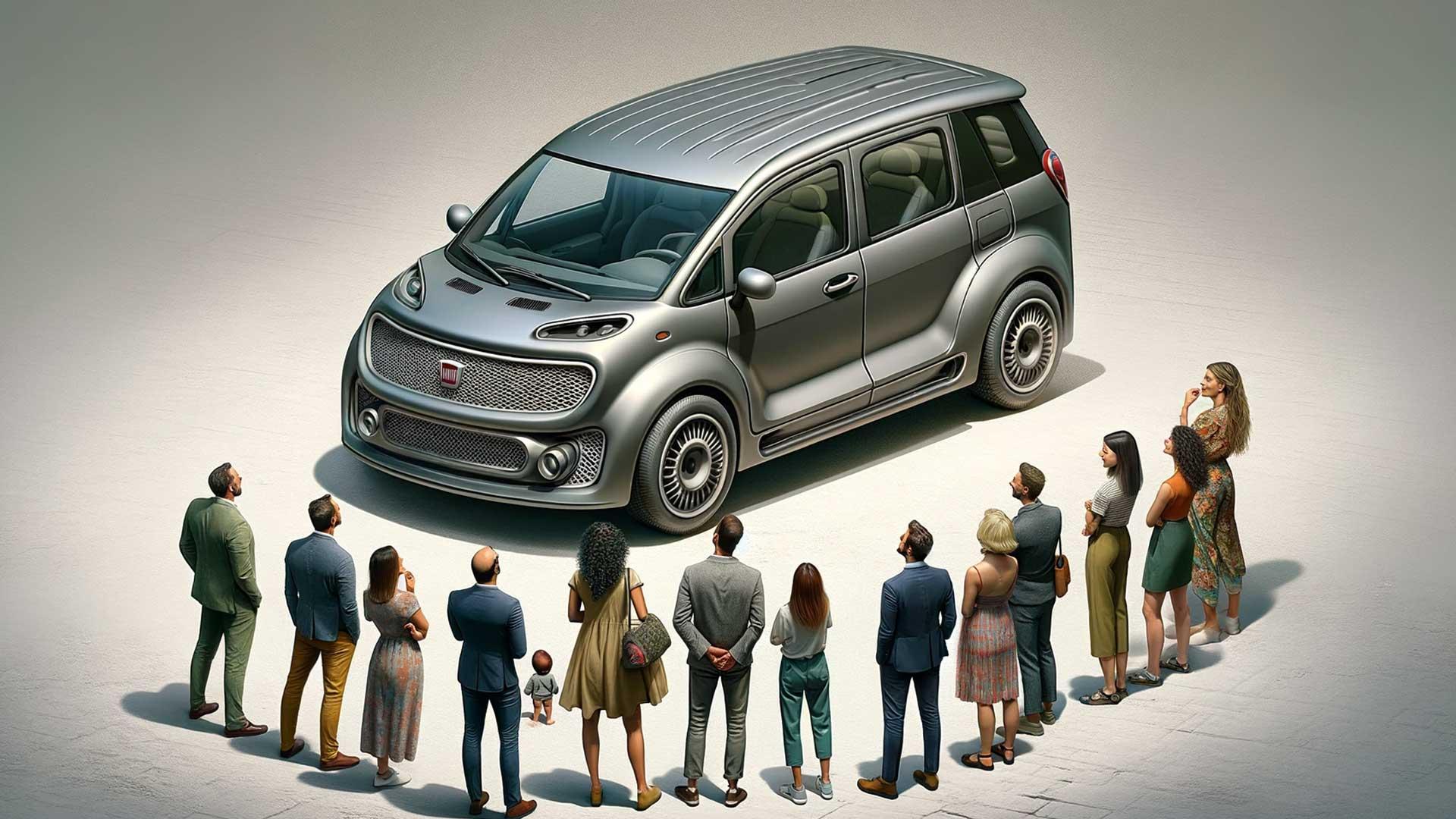 We vroegen ChatGPT een nieuwe Fiat Multipla te ontwerpen