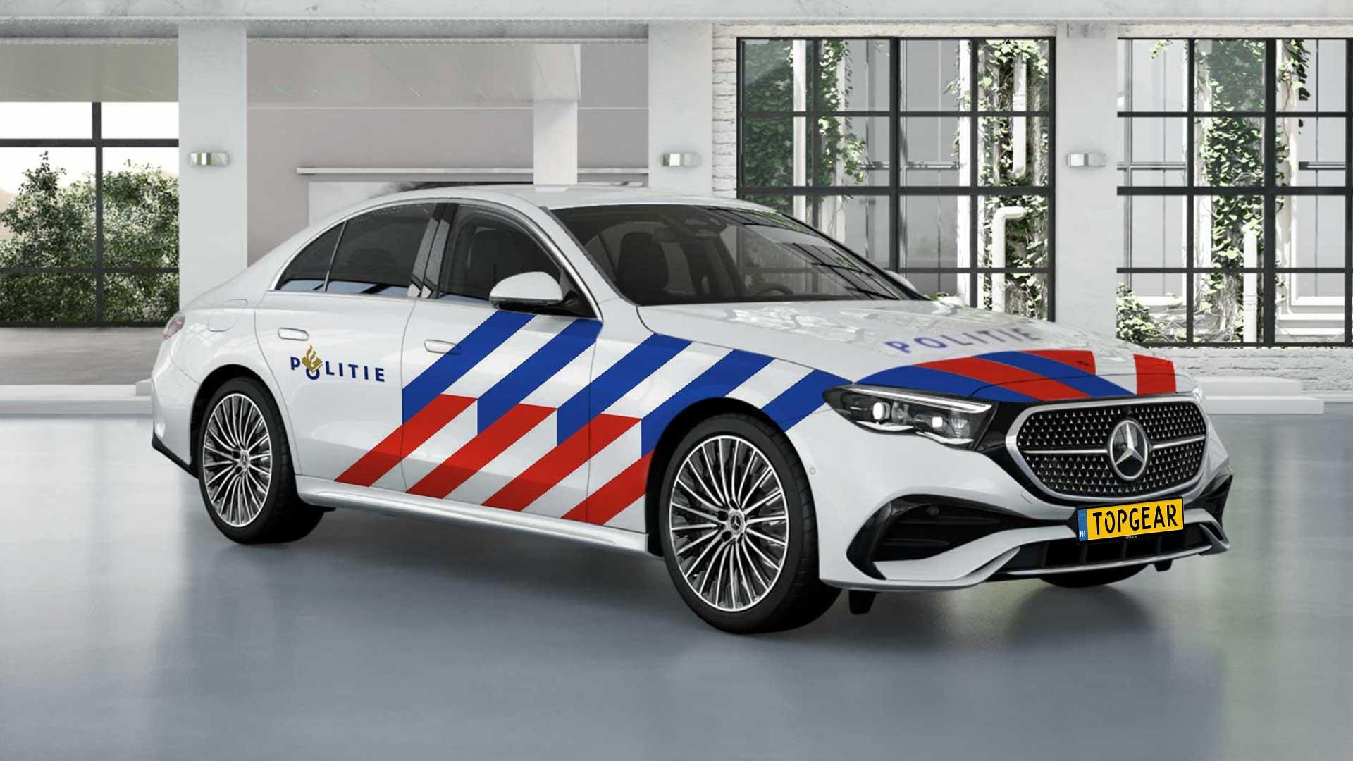 Nieuwe snelle Mercedes politie heeft nu al groot voordeel