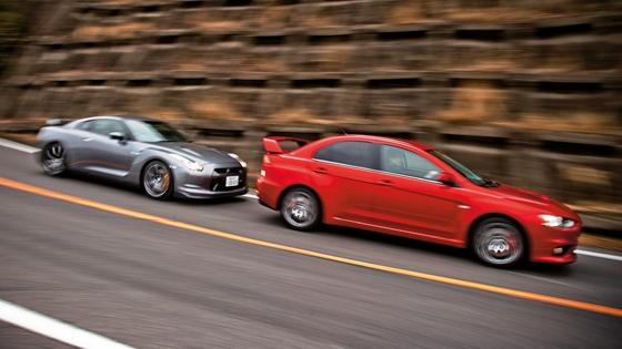 Uitgelicht: Nissan GT-R vs Mitsubishi Evo X - TopGear
