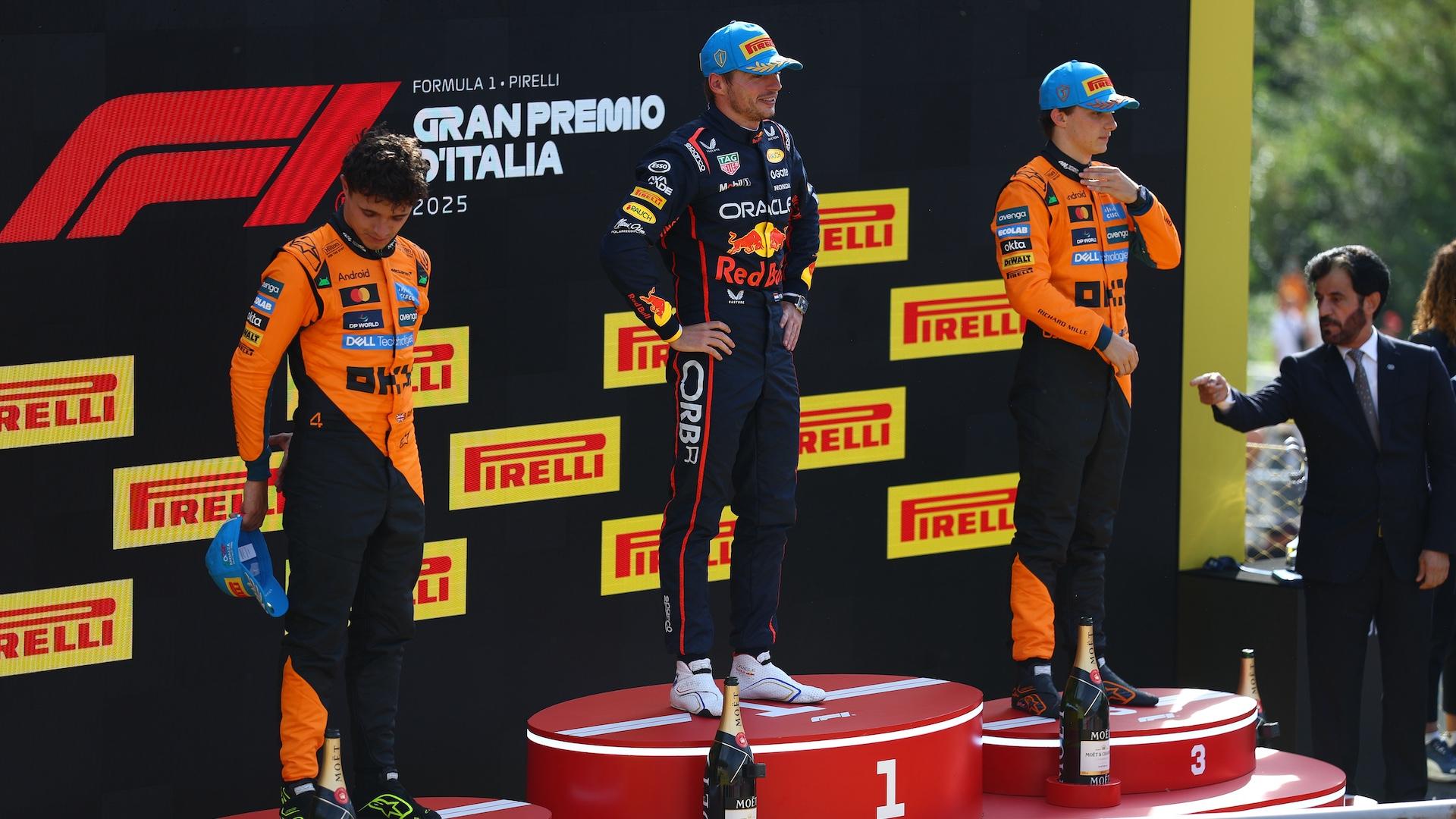 Stand na GP Italië 2025 en kan Verstappen nog kampioen worden? - TopGear