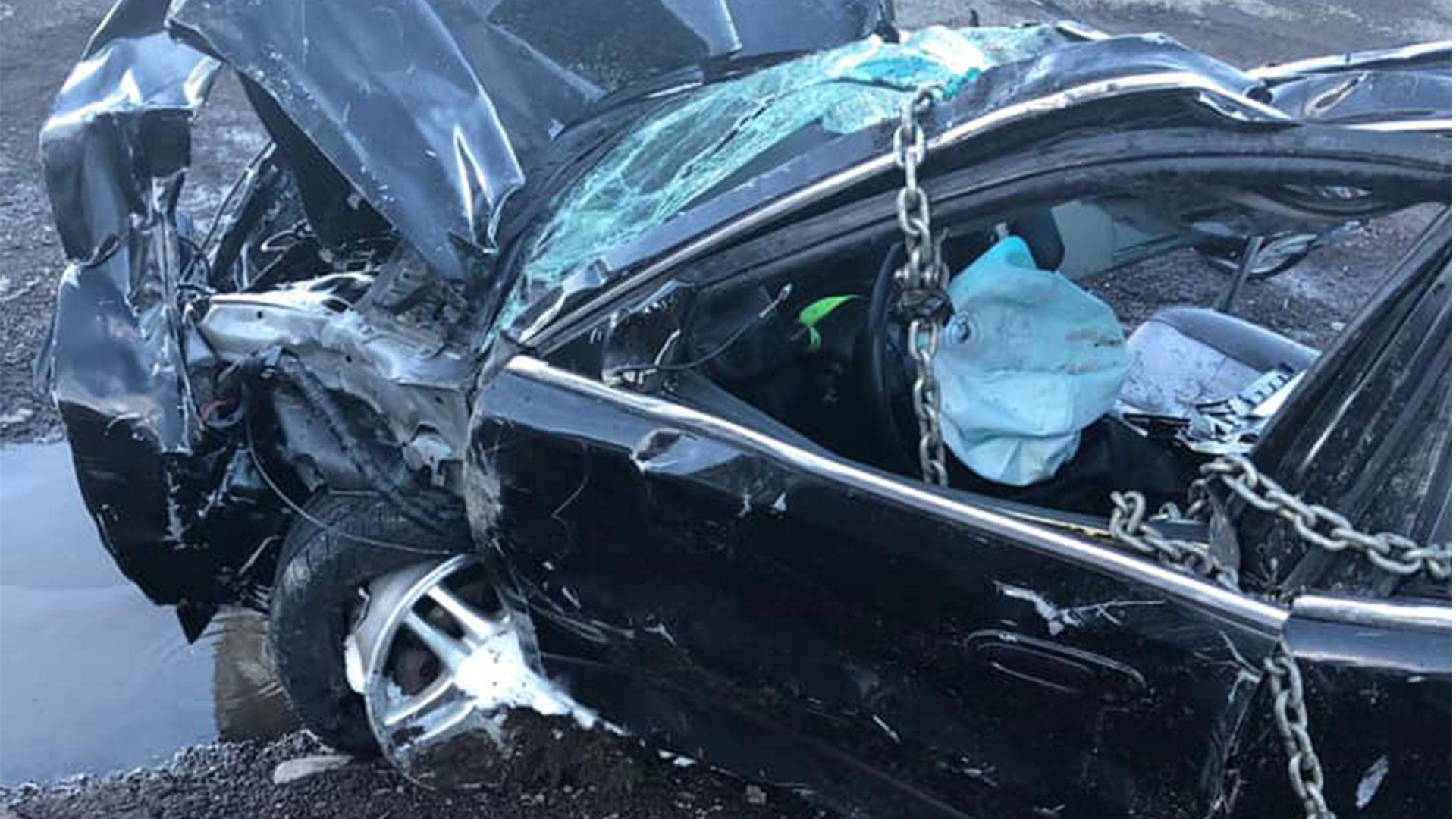 Iemand stapte ongedeerd uit deze Mazda - TopGear Nederland