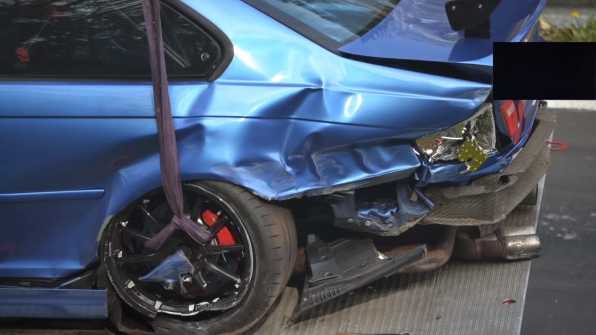 BMW M3 E46 crasht heftig op de Ring - TopGear Nederland