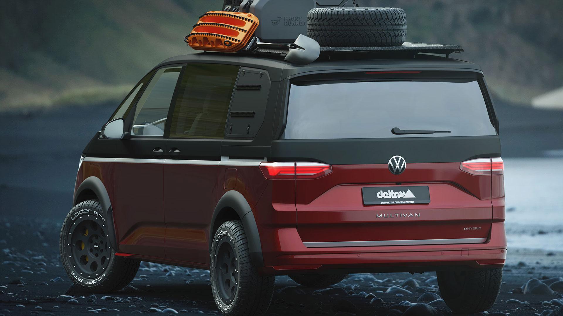 Delta4x4 Volkswagen Multivan gaat offroad - TopGear