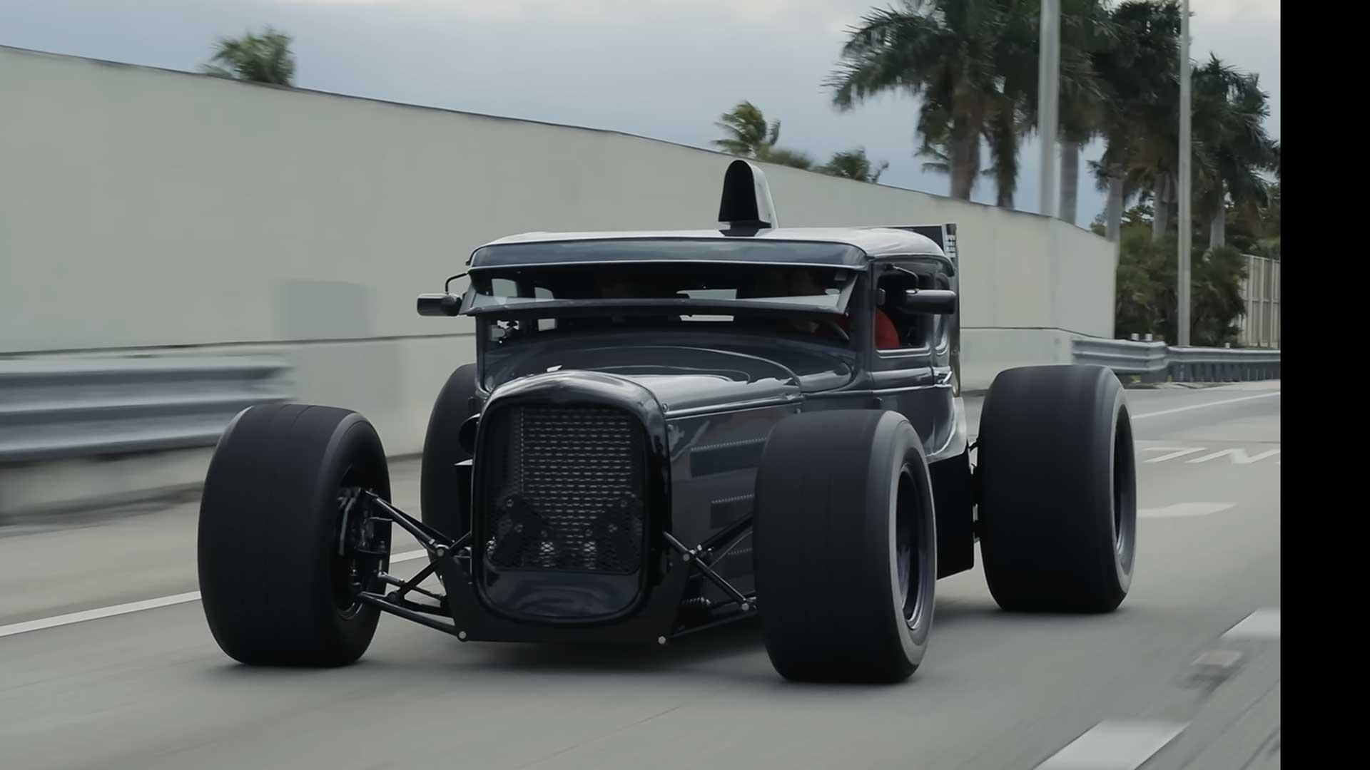 Deze F1-hotrod met Honda S2000-motor komt oorspronkelijk uit 1930