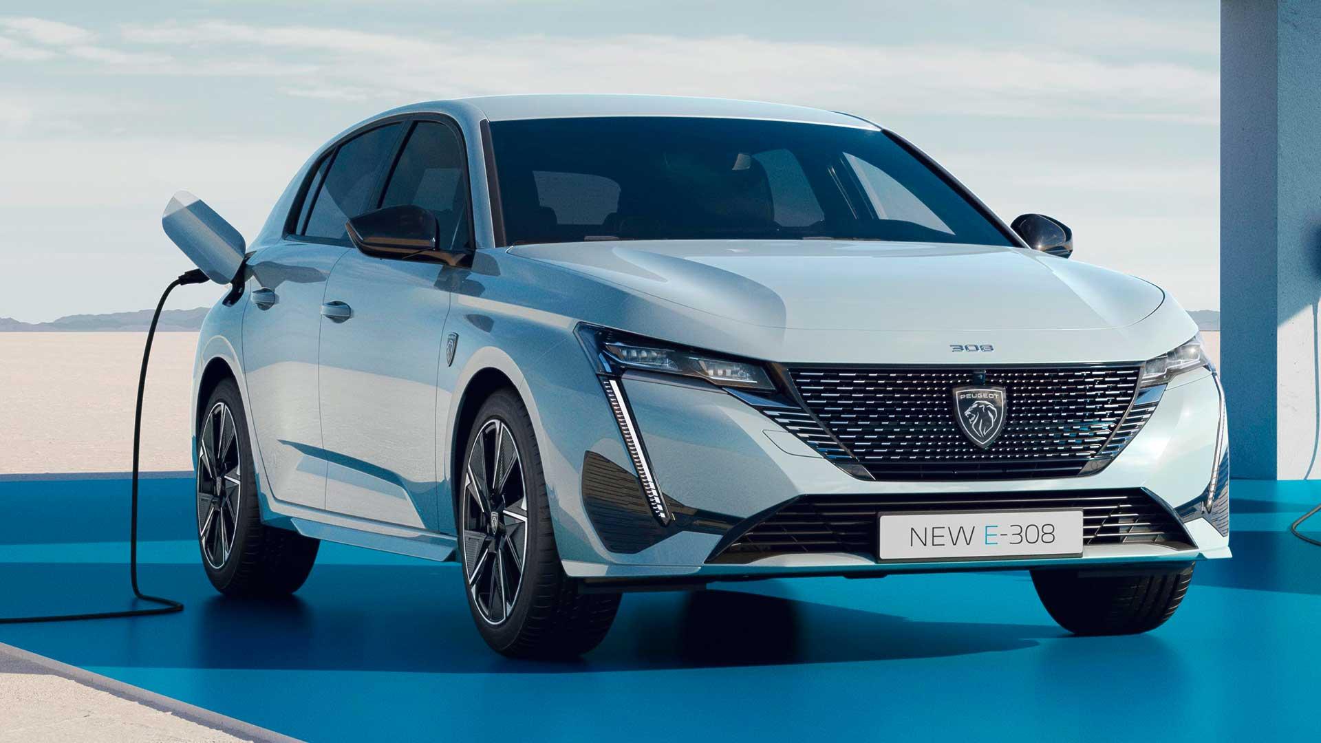 De volledig elektrische Peugeot e-308 is er ook bij (en gelijk als SW)