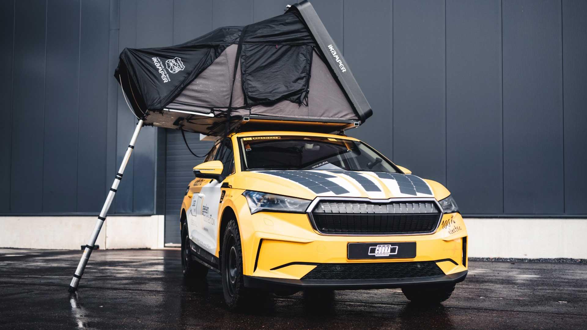 Deze Skoda Enyaq gaat van Nederland naar Zuid-Afrika en terug rijden