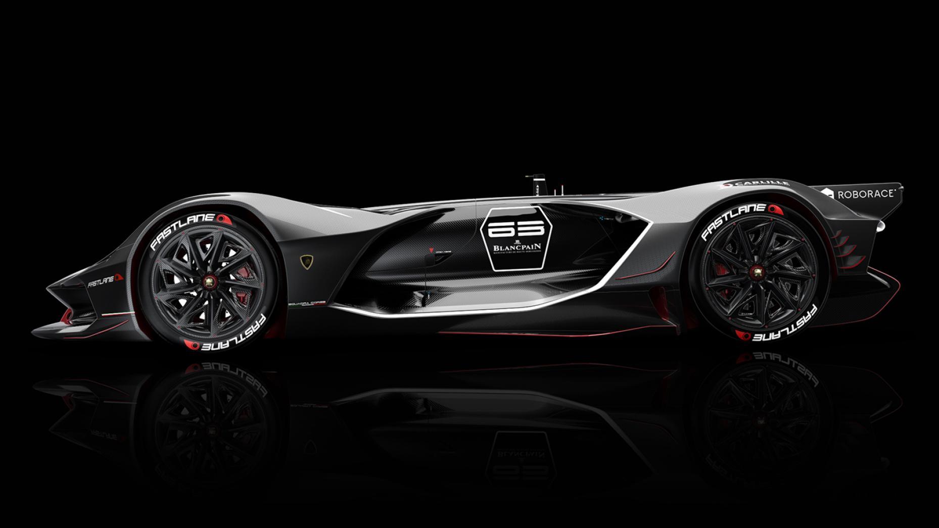 Lamborghini-Roboracer - de autonome raceauto van Lamborghini