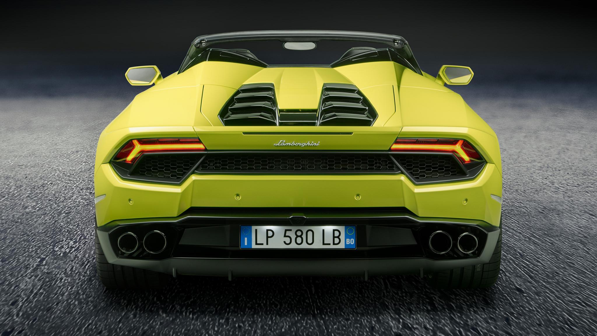 Lamborghini Hurácan RWD Spyder is een open driftmachine