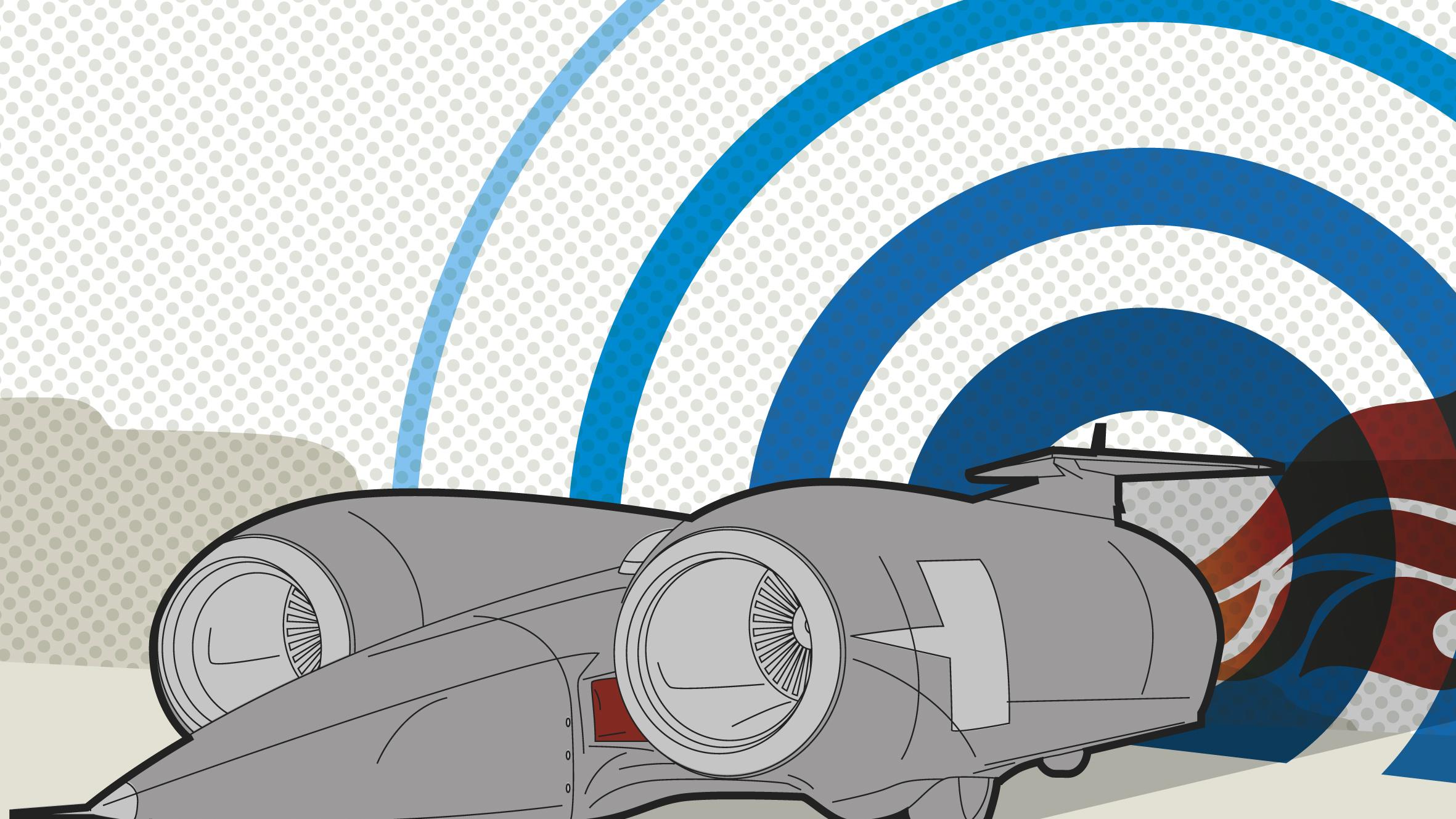Toen de Thrust SSC 1.228 km/u reed - TopGear Nederland