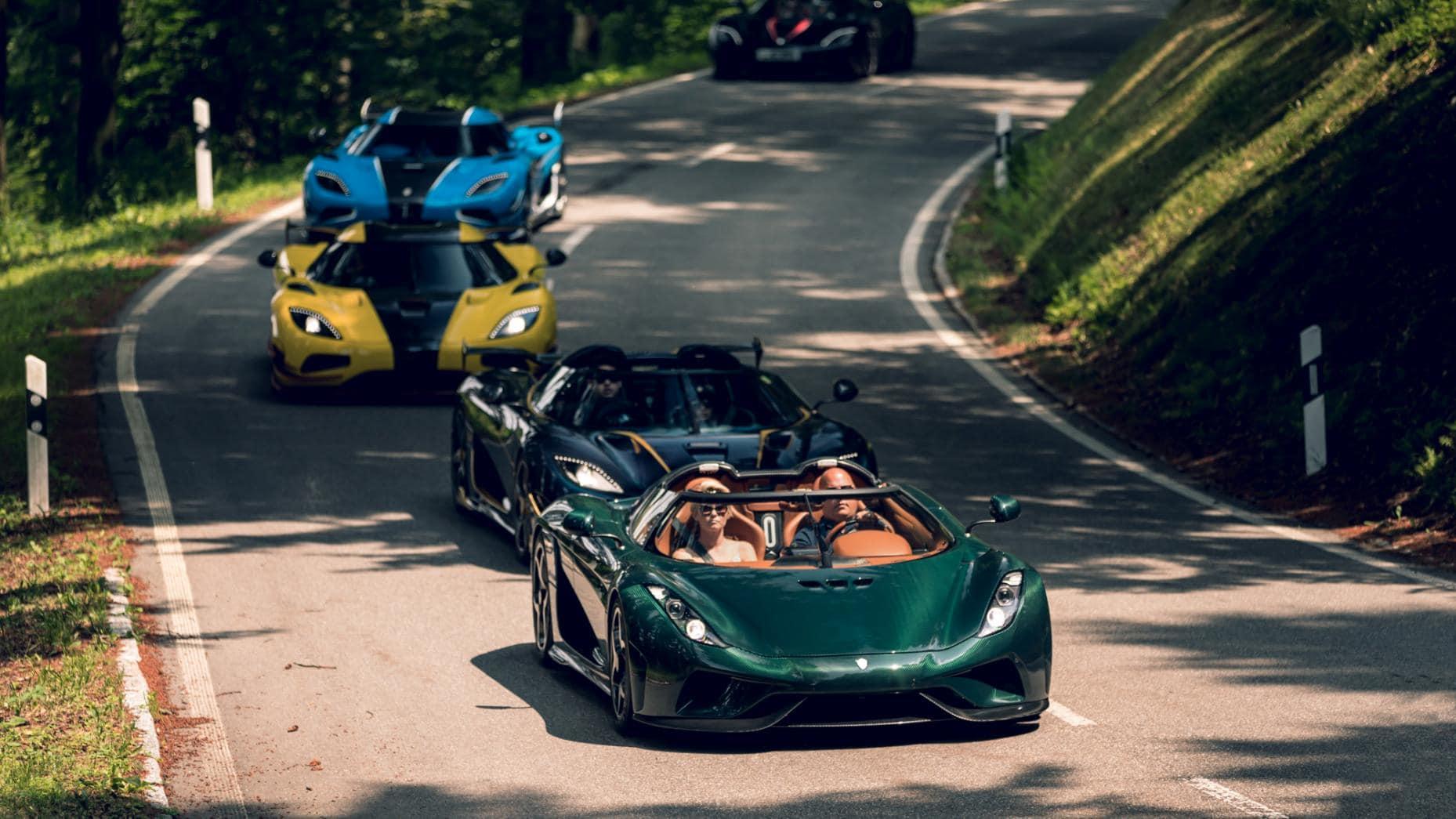 Galerij: Koenigsegg Ghost Squadron tour - TopGear Nederland