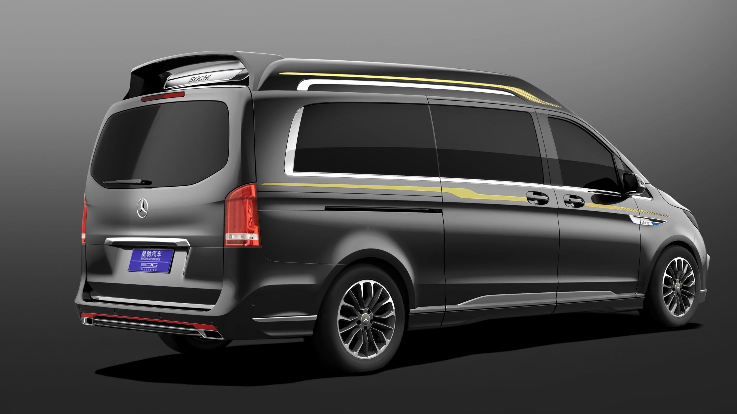 In de Mercedes V 260 L Vulcanus zit LeBron James gestrekt - TopGear