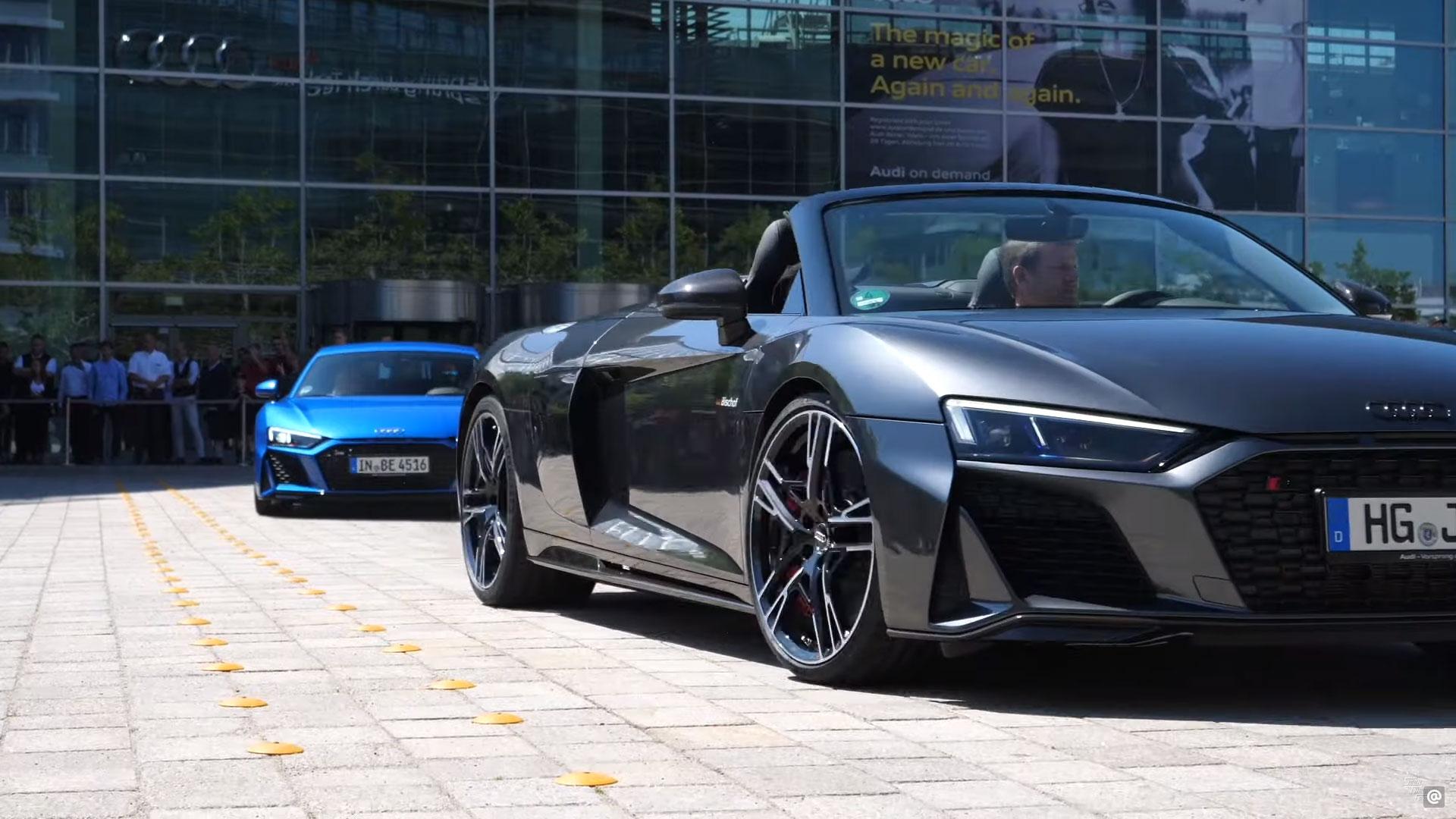 38 Audi R8’s tegelijk afgeleverd - TopGear Nederland